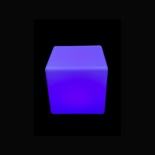 Glow Cube Stool – Party Hire Destination