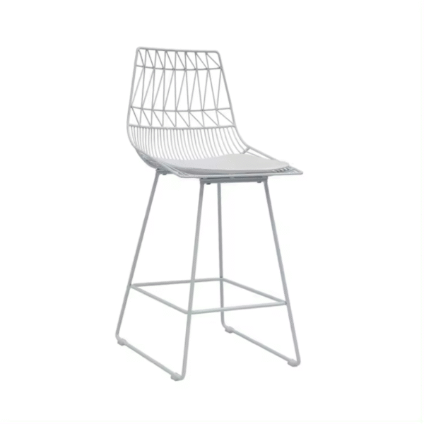 White Wire Stool/ Arrow Stool Hire – Party Hire Destination