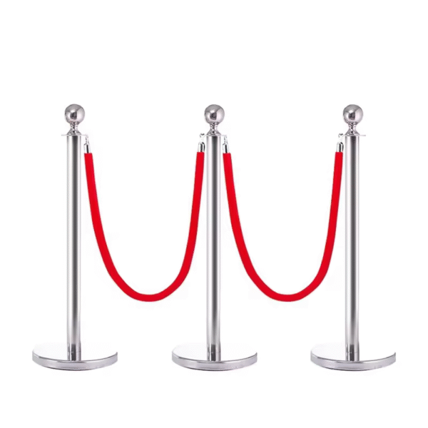 Chrome Bollards Hire – Party Hire Destination